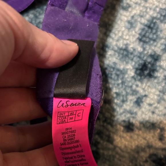 La SENZA | Intimates & Sleepwear | La Senza Deep Purple Lace Bra | Poshmark